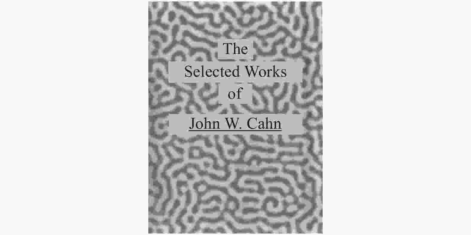 与J. Cahn教授相关的材料学基本概念